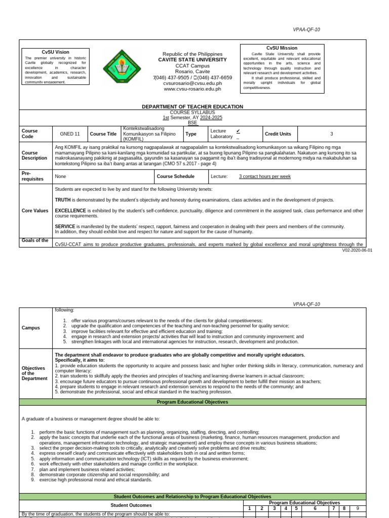 GNED 11 KonKomFil 2024 2025 | PDF