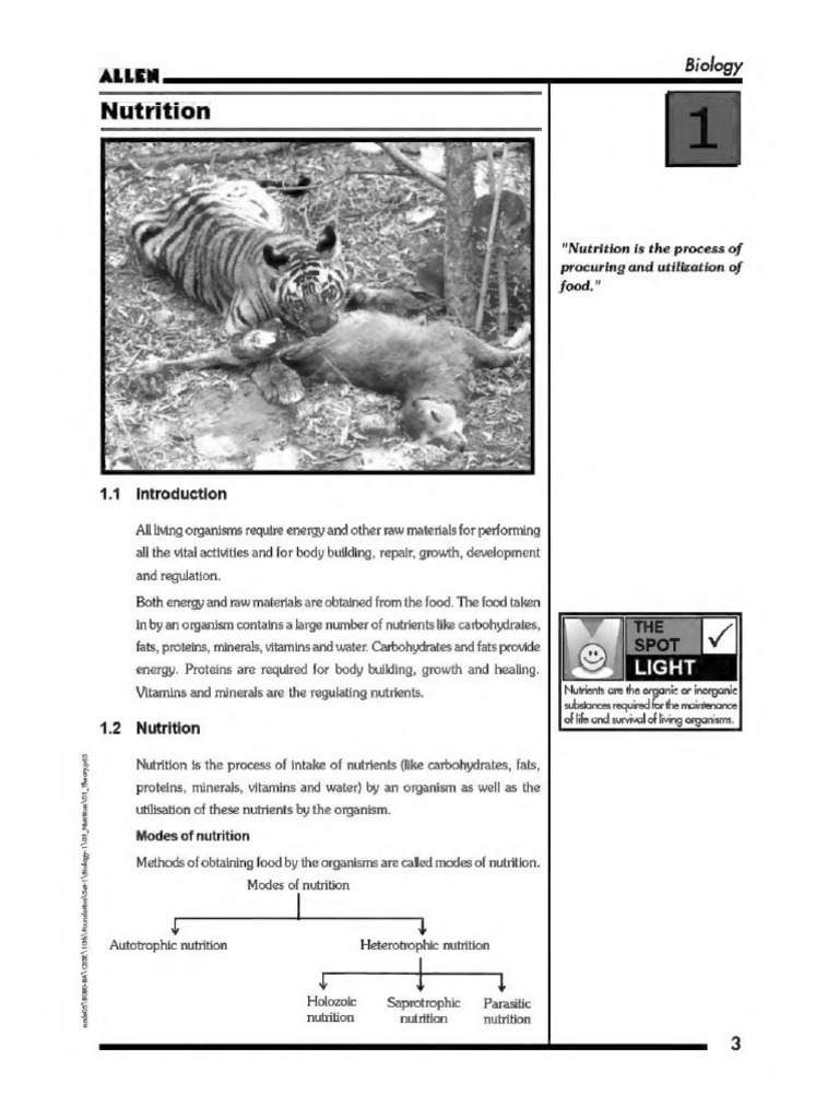 FT (Bio) Nutrition Text | PDF