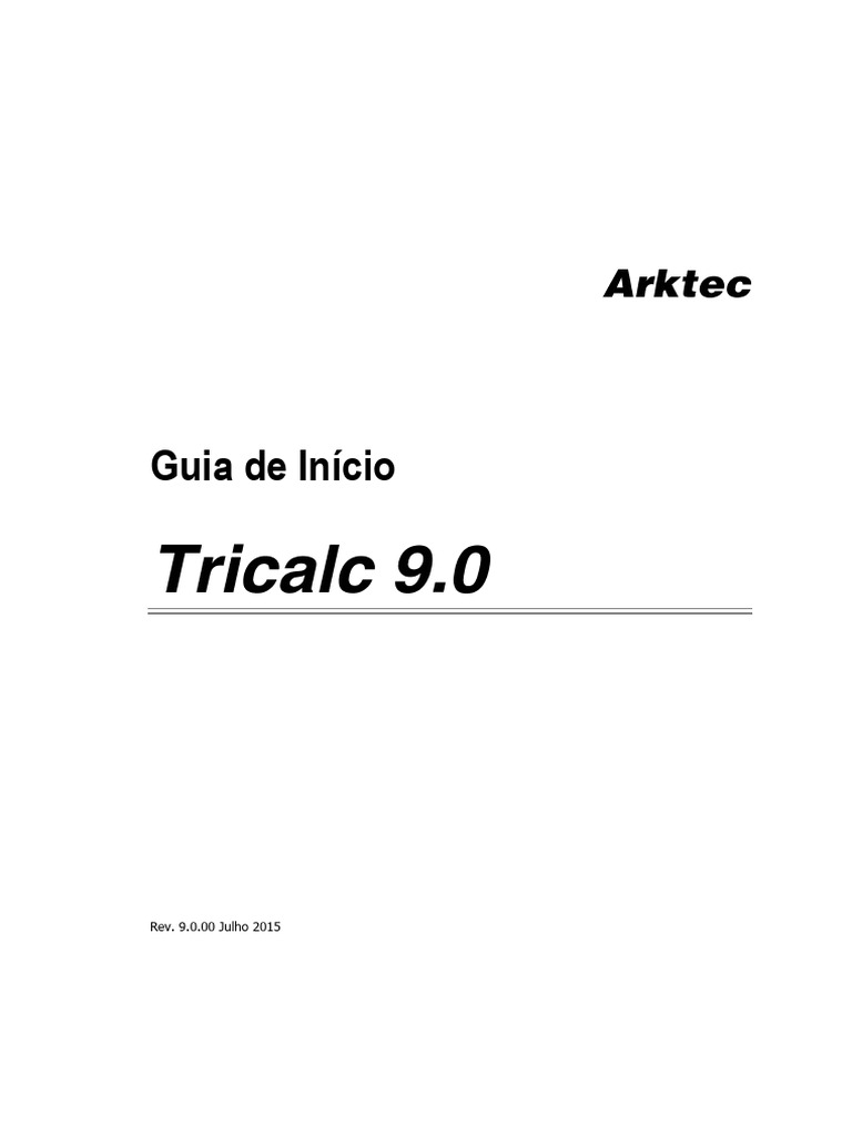 Guia de Inicio-Tricalc | PDF