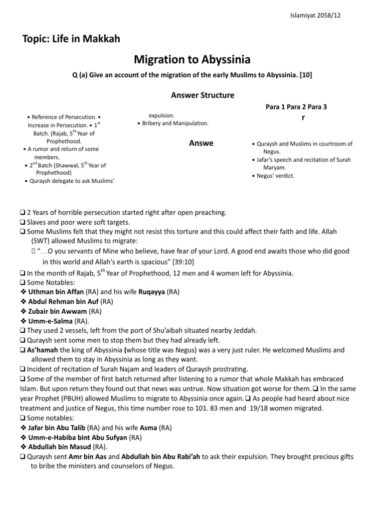 Islamiat Notes | PDF