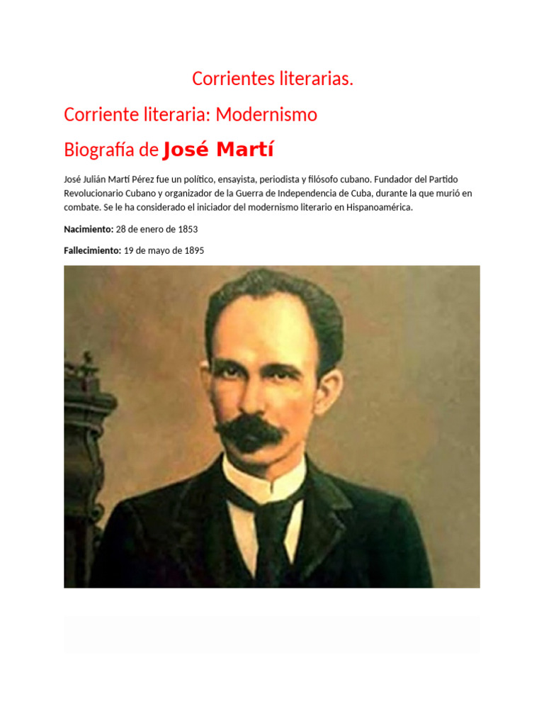 Corrientes Literarias | PDF