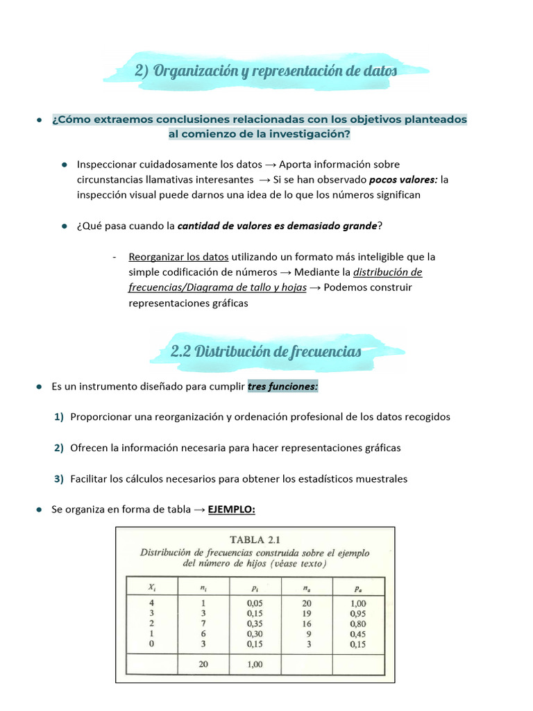 Resumen Estadistica Muinoz 1 Parcial Botella Cap 2 3 4 5 6 y 7 | PDF