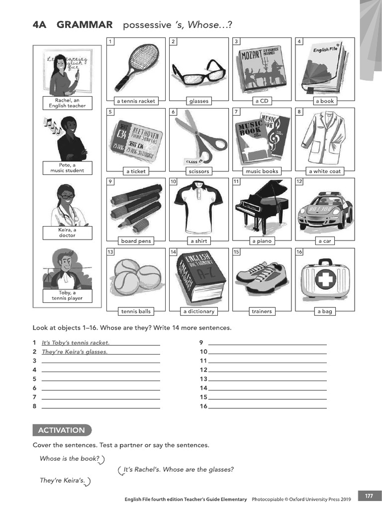 A1 A2 Photocopiables Grammar Ejercicios Pdf