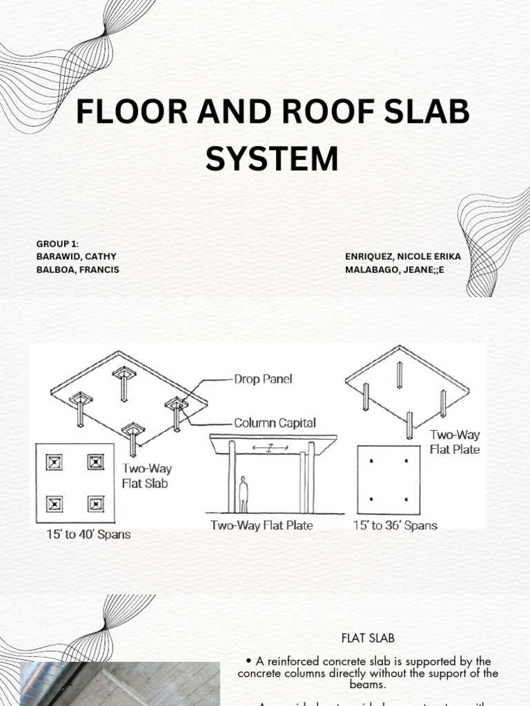 Floor and Roof Slab System 1 | PDF