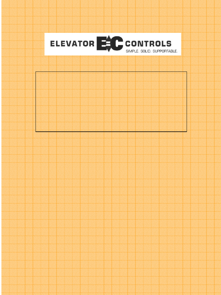 Elevator Controls V900 Traction PVF Manual | PDF