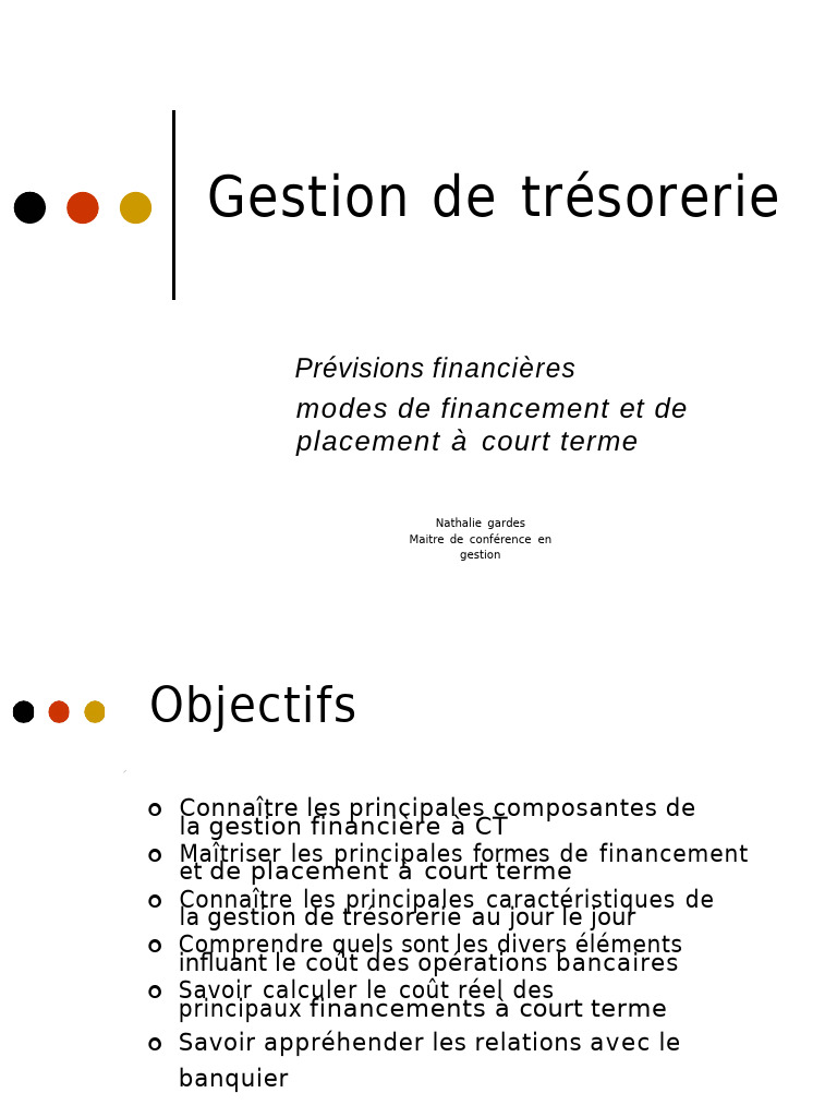 Gestion - de - Tresorerie 1 | PDF