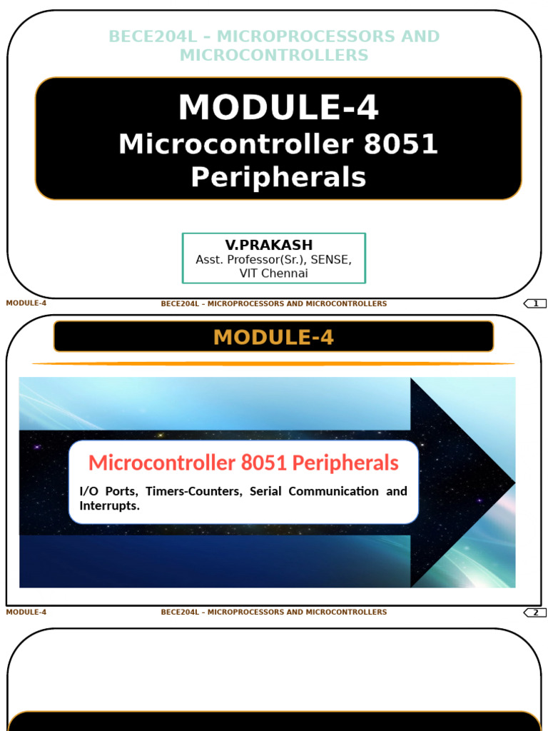 MP & MC Module-4 | PDF