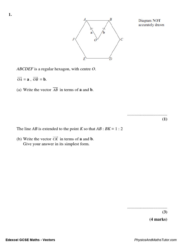 Vectors QP | PDF | Convex Geometry | Teaching Methods & Materials