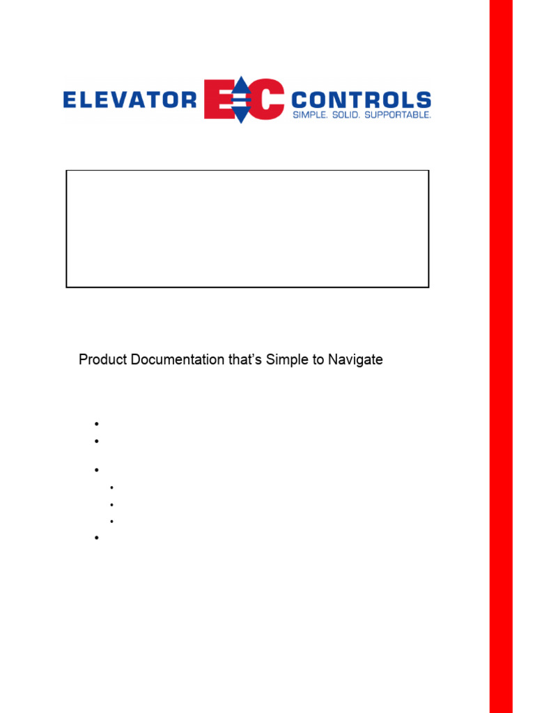 Elevator Controls Pixel Hydraulic Installation - 2013 | PDF | Elevator ...