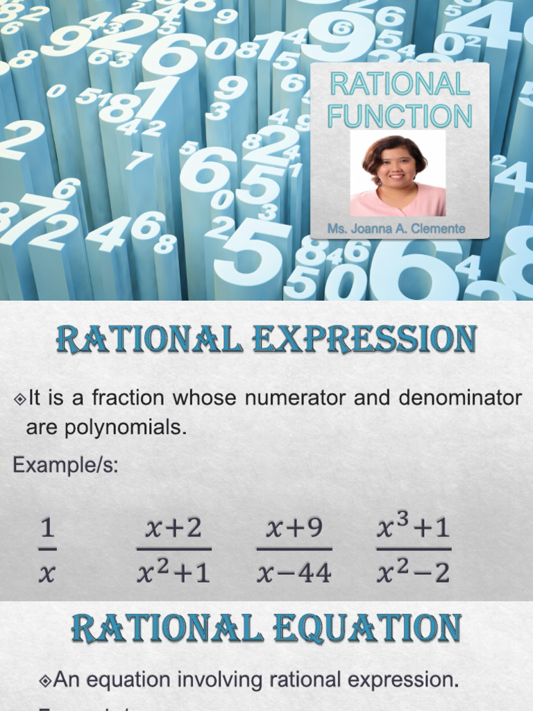 Rational Function | PDF