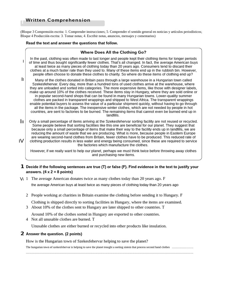 Ejer Cici o Ingles Read Writing | PDF