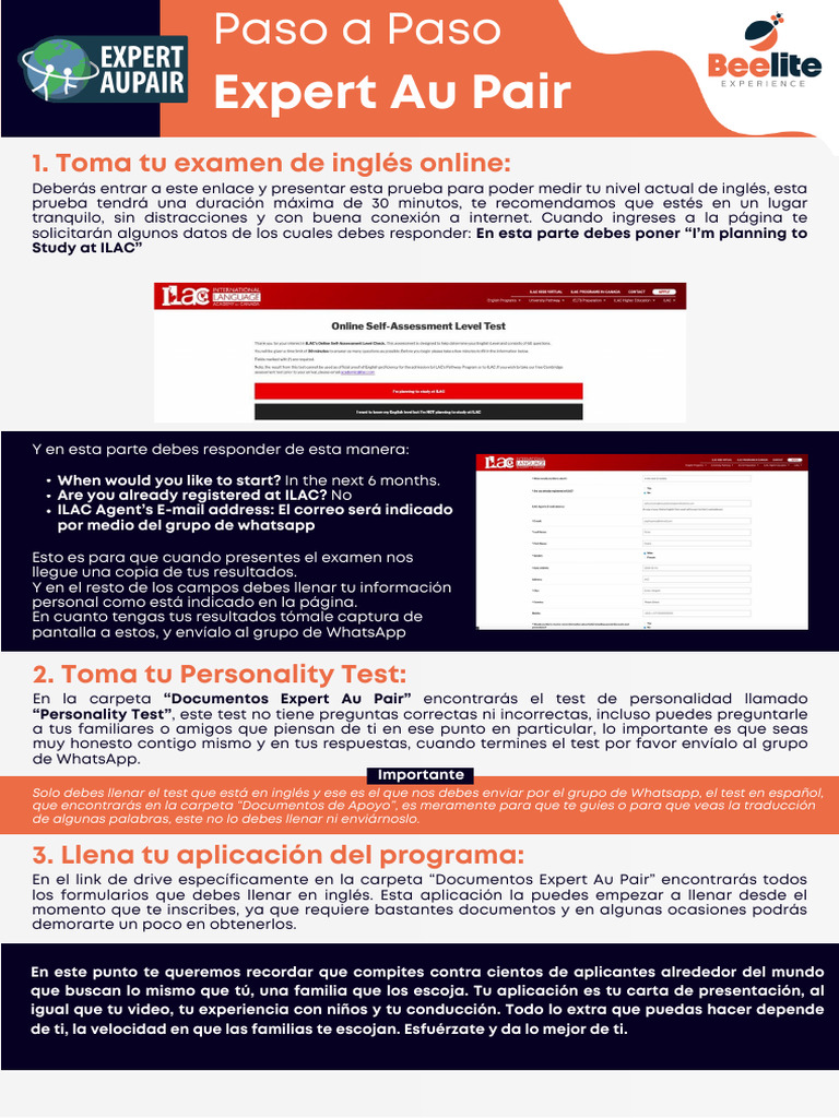 Paso A Paso - Au Pair | PDF