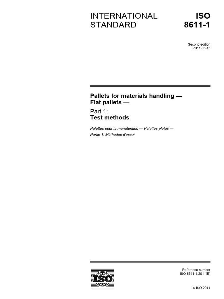 ISO 8611 Part-1 | PDF