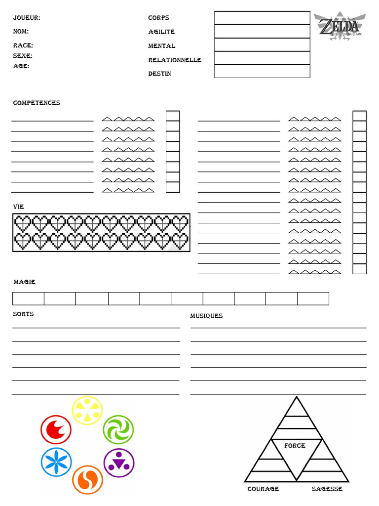 LOZ Fiche Perso | PDF