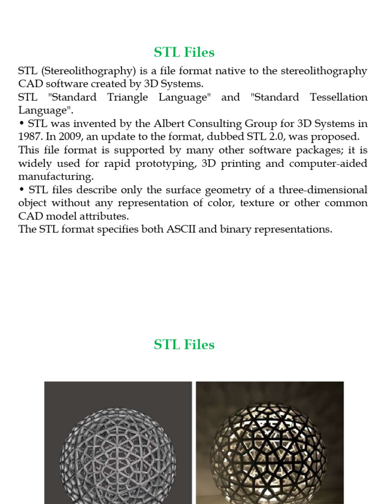 STL File Related | PDF
