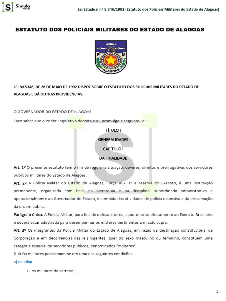 Estatuto PMAL 2020 | PDF