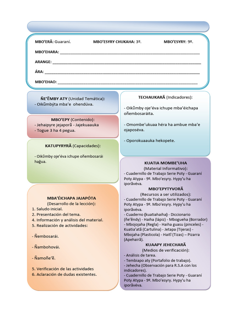 PD GUARANI 9no | PDF