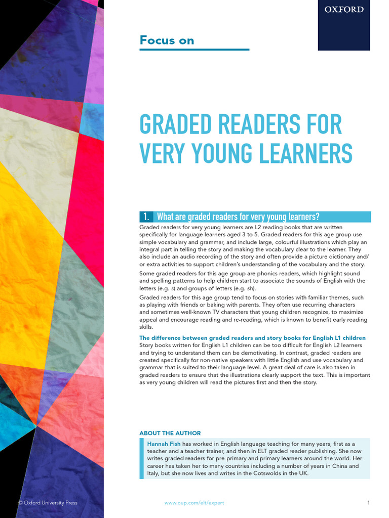 Graded Readers For Very Young Learners Focus Paper | PDF