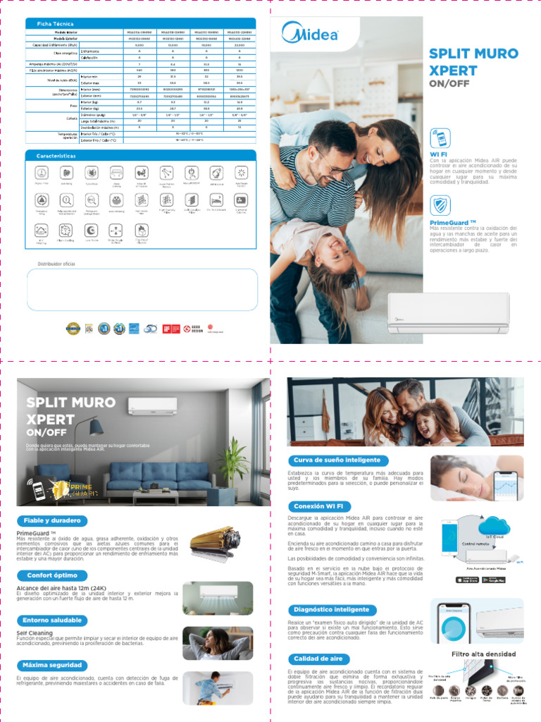 Folleto Split Xpert Midea 1 | PDF