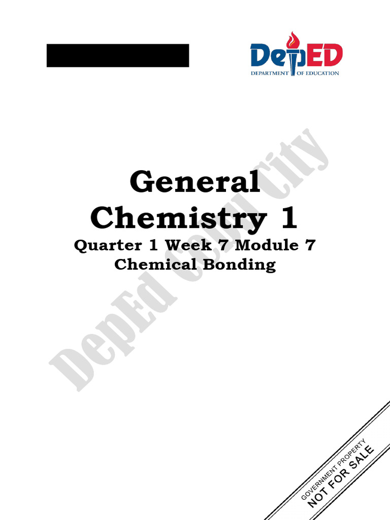 Gen Chem 1 Module 7 2nd Edition 2021 | PDF