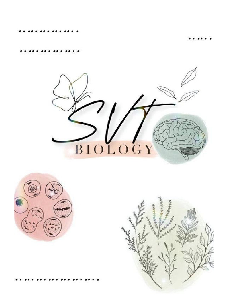 Page de Garde Svt | PDF