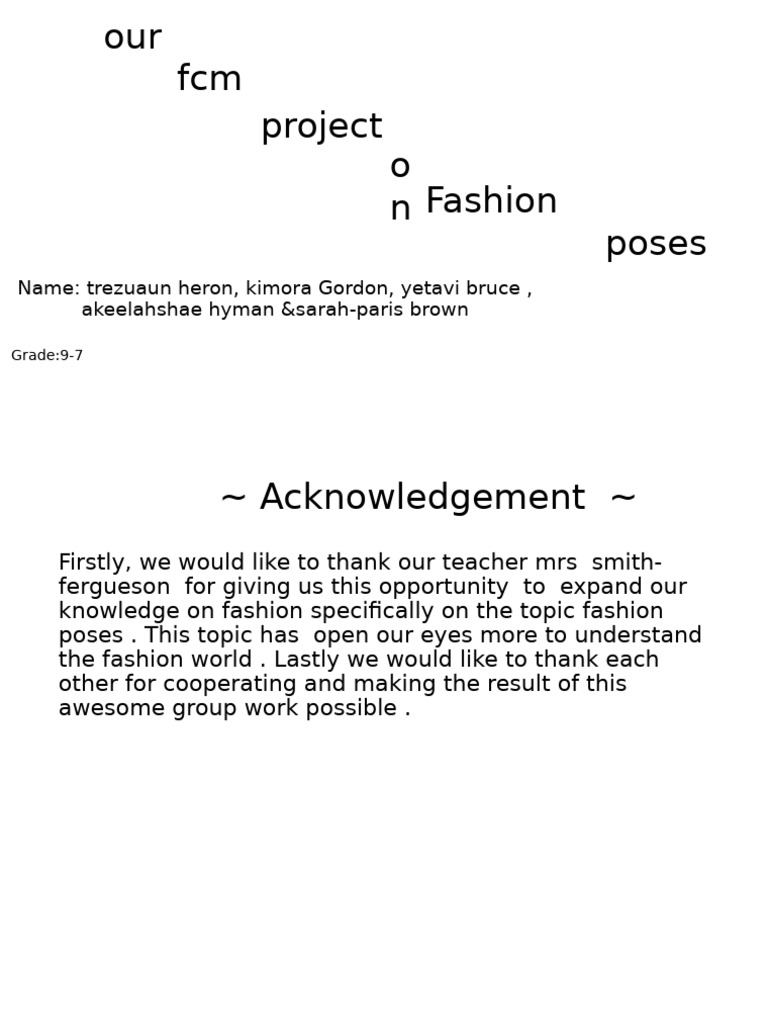 Our Fcm.. Project | PDF