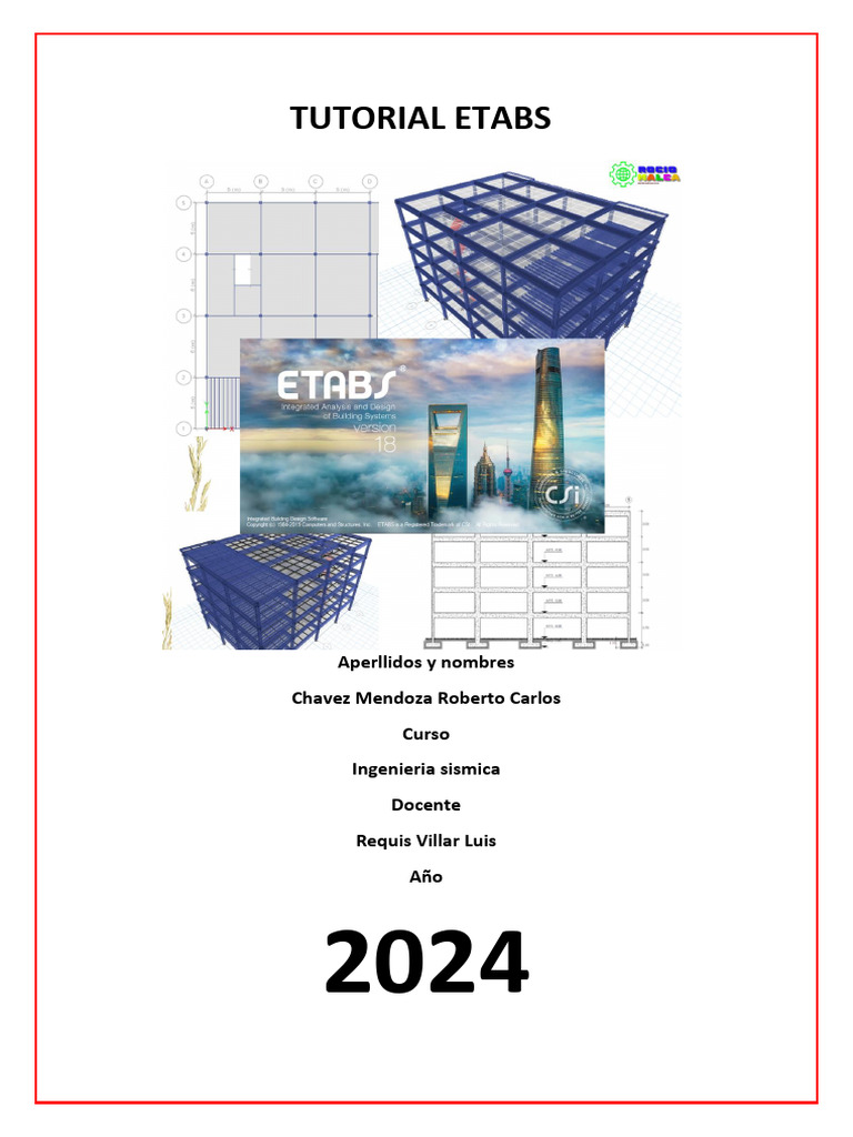 TUTORIAL ETABS | PDF