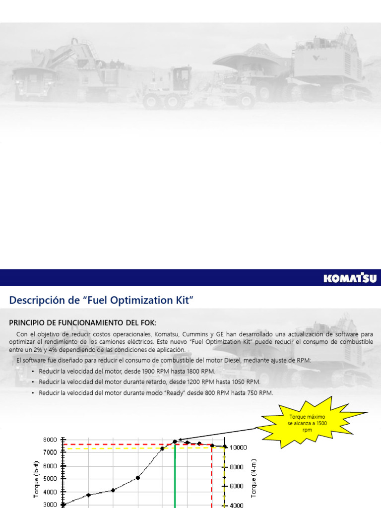 Sierra Gorda Fuel Optimization Kit - Spanish 3° Mes | PDF