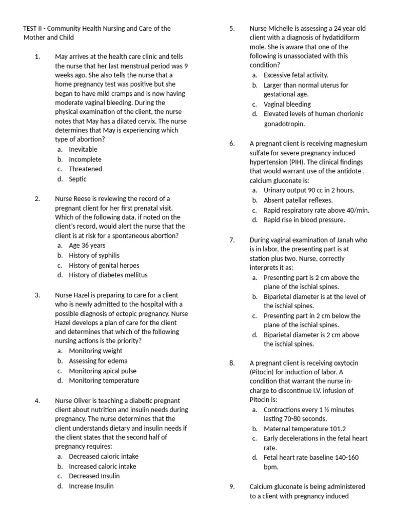 Test Ii | PDF