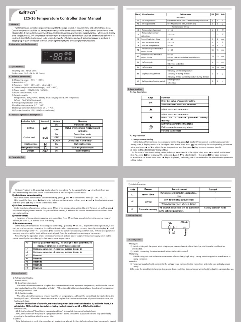 ECS 16 1 Controller by Procool | PDF