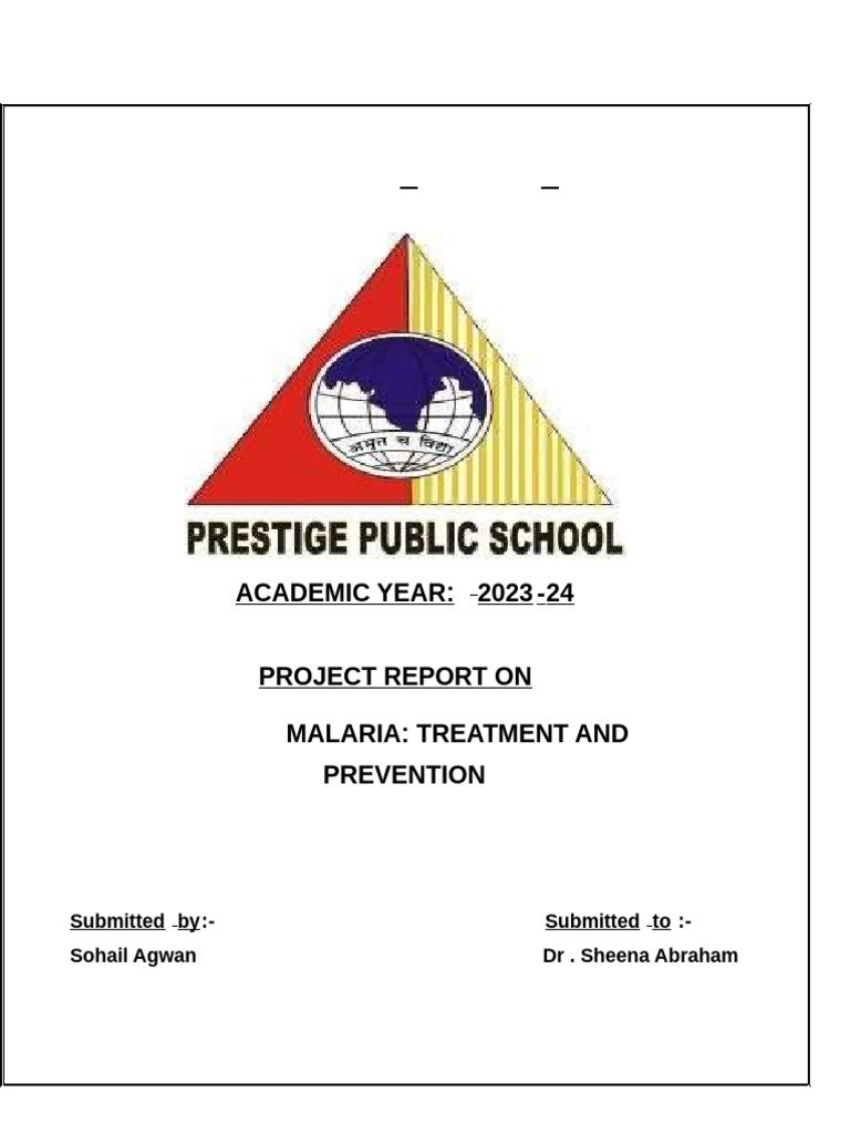 Malaria Project | PDF