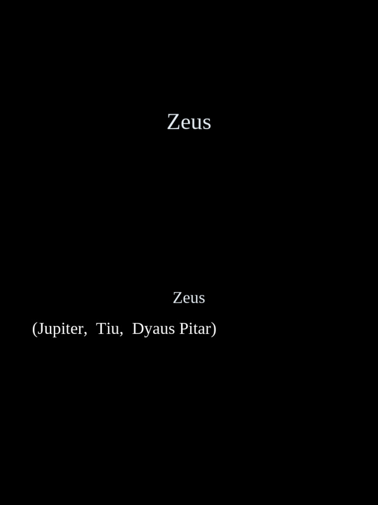 Zeus | PDF