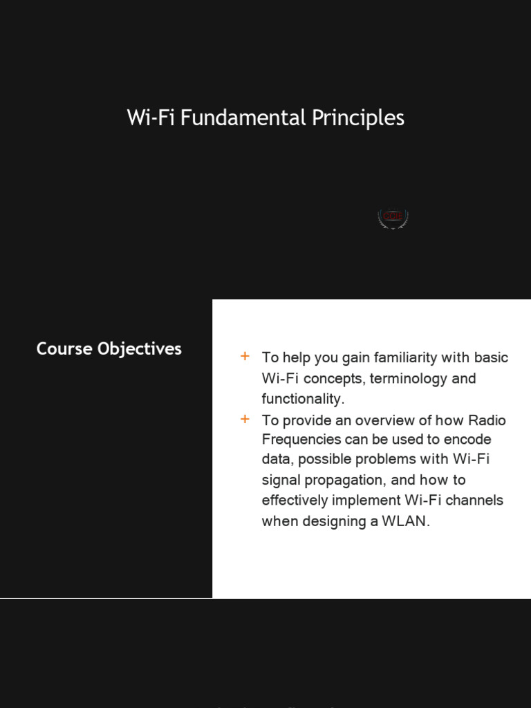 WiFi Fundamental Principles PDF | PDF