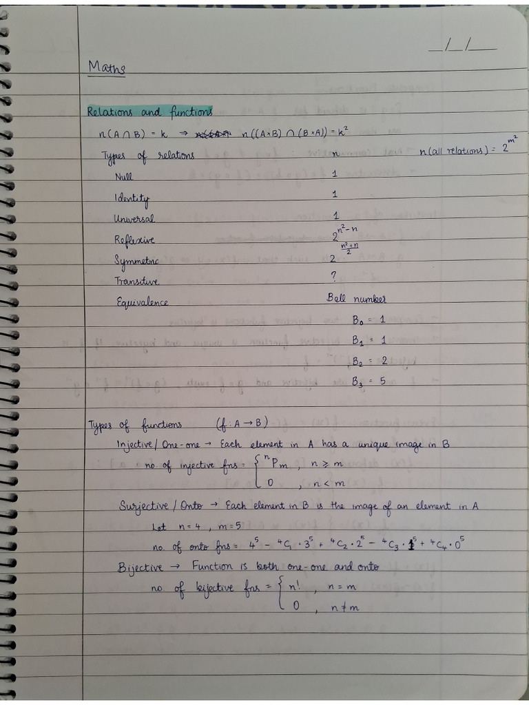 Relations and Functions | PDF