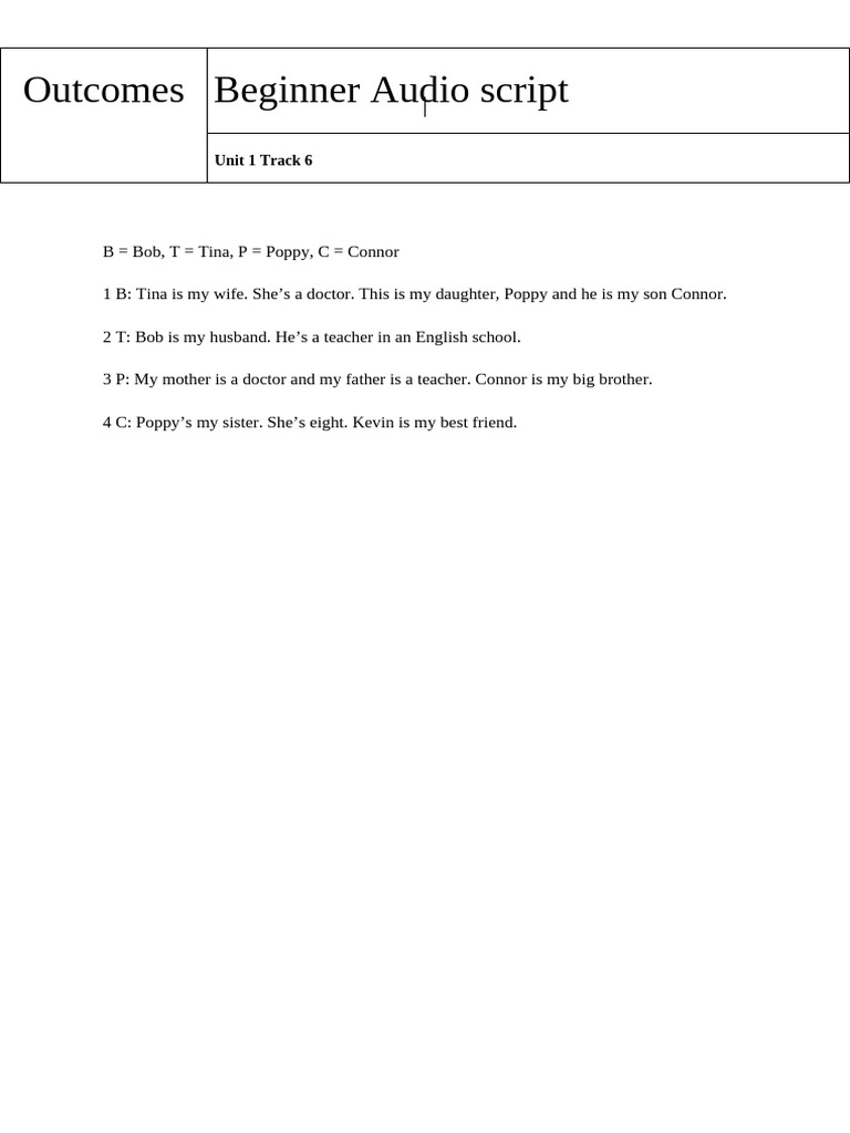 Unit1 Track6 Audio p9 | PDF