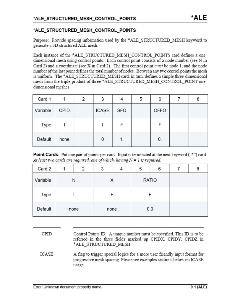 ALE_STRUCTURED_MESH_CONTROL_POINTS | PDF