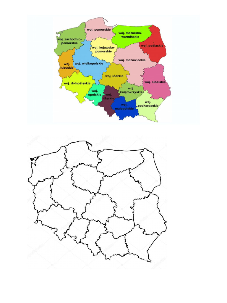 Mapa Wojewodztw Polski | PDF