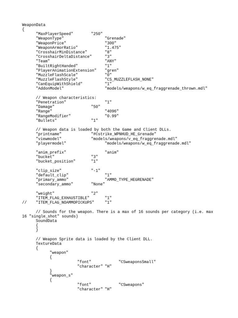 Weapon Hegrenade | PDF