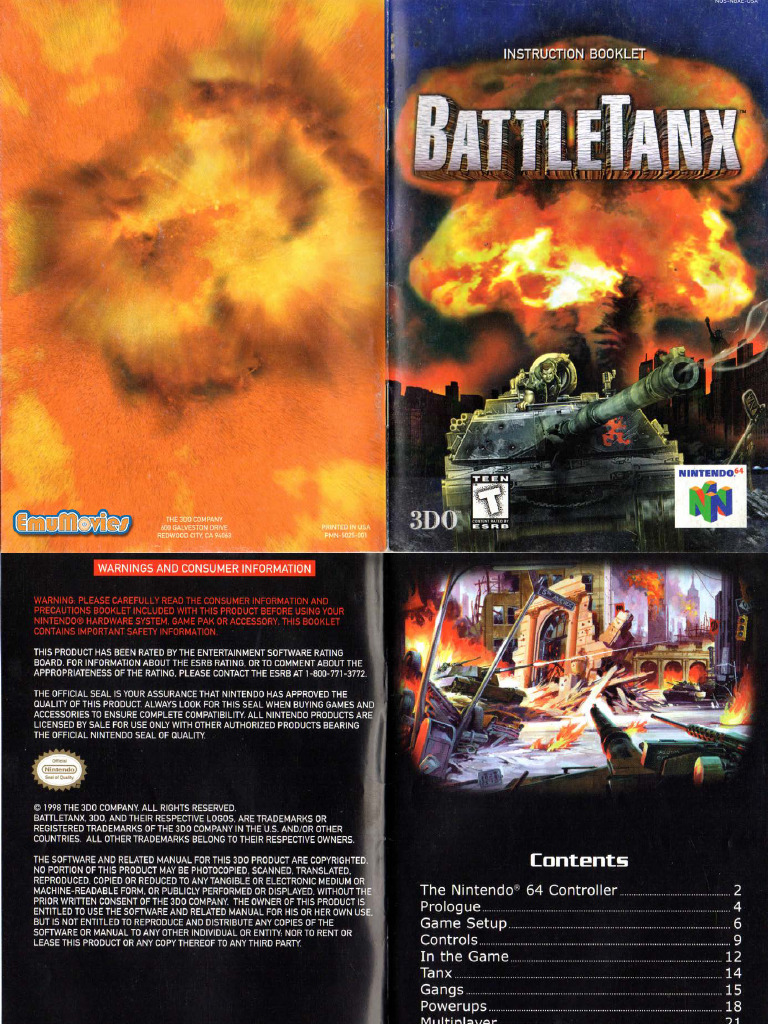 BattleTanx (USA) | PDF