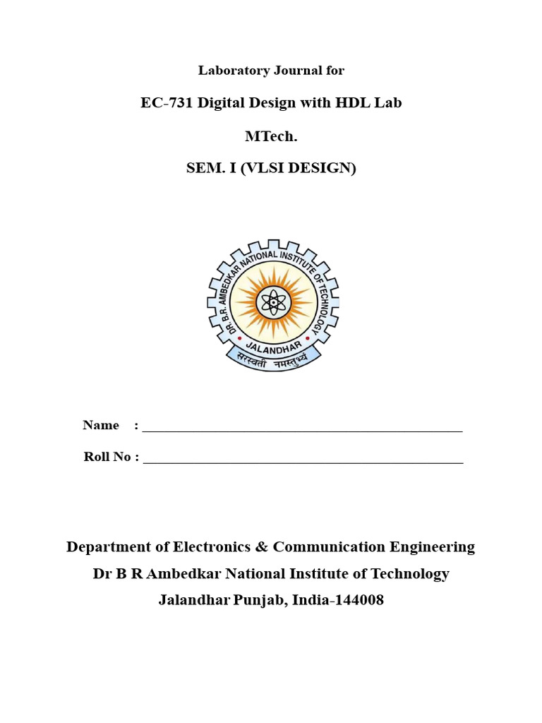 Laboratory Journal For | PDF