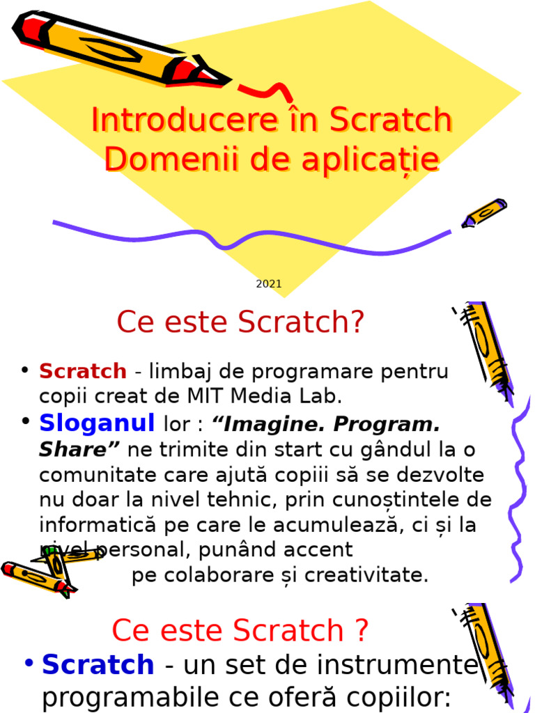 Întroducere Scratch | PDF
