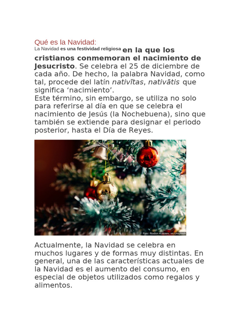 la navidad | PDF