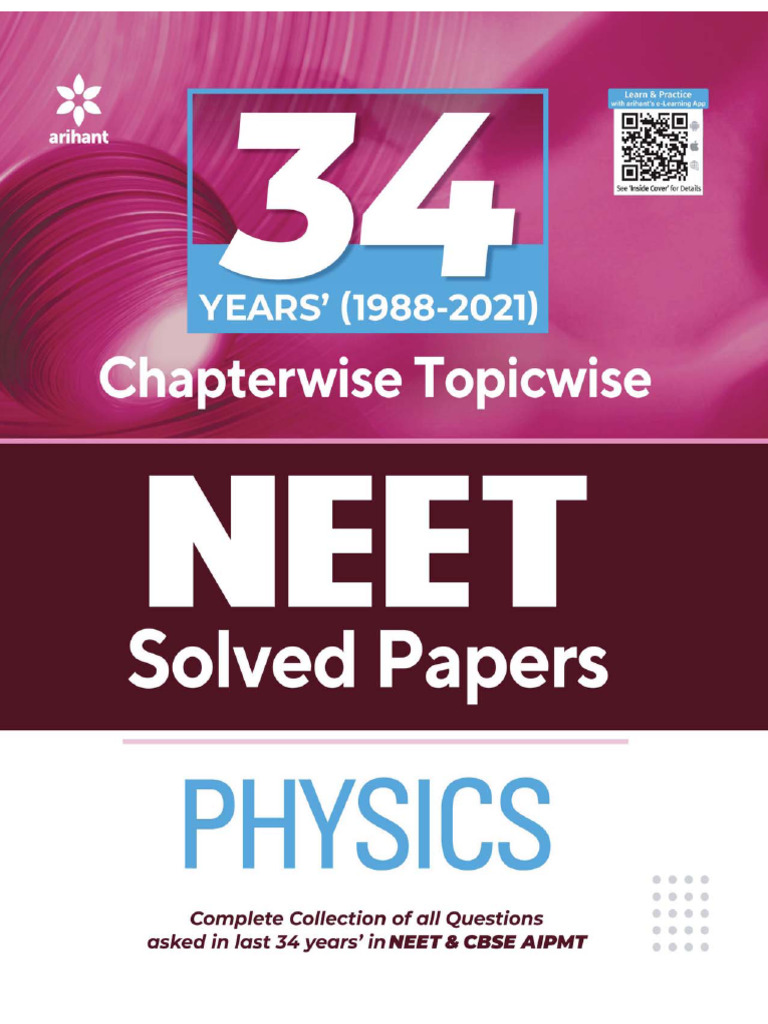 Arihant 34 Year Neet Physics Chapter Wise | PDF | Heat | Magnetic Field