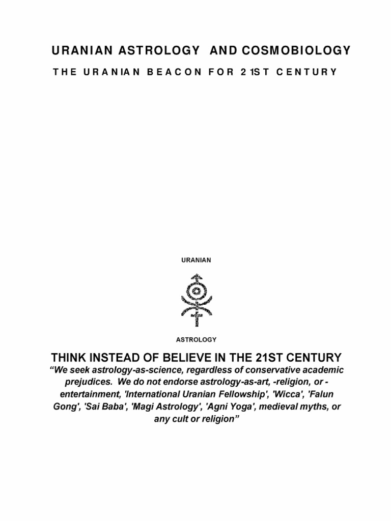 Uranian Astrology and Cosmobiology | PDF