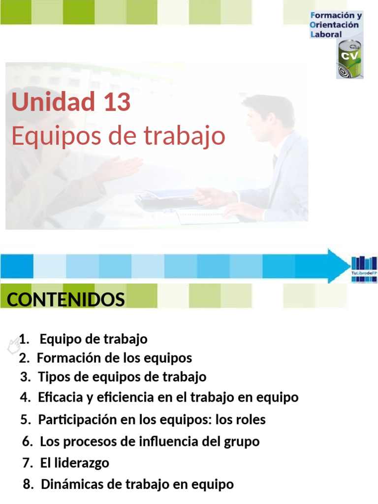 FOL 13 EQUIPOS DE TRABAJO | PDF