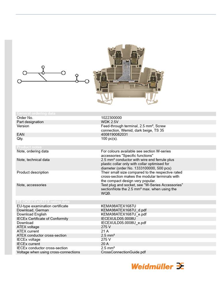Product Catalogue - Terminals - Screwing Technology - W-Series Modular ...