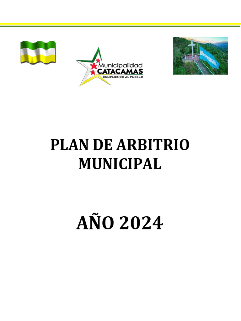 Plan de Arbitrio 2024 | PDF