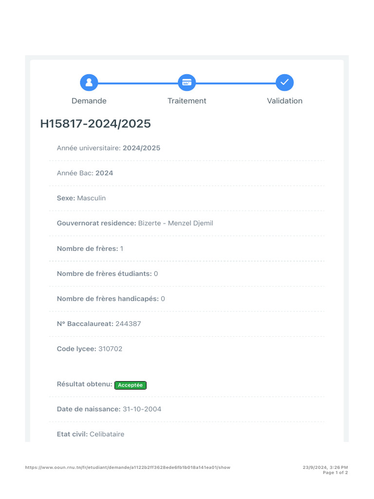Tableau de Bord - OOUN | PDF