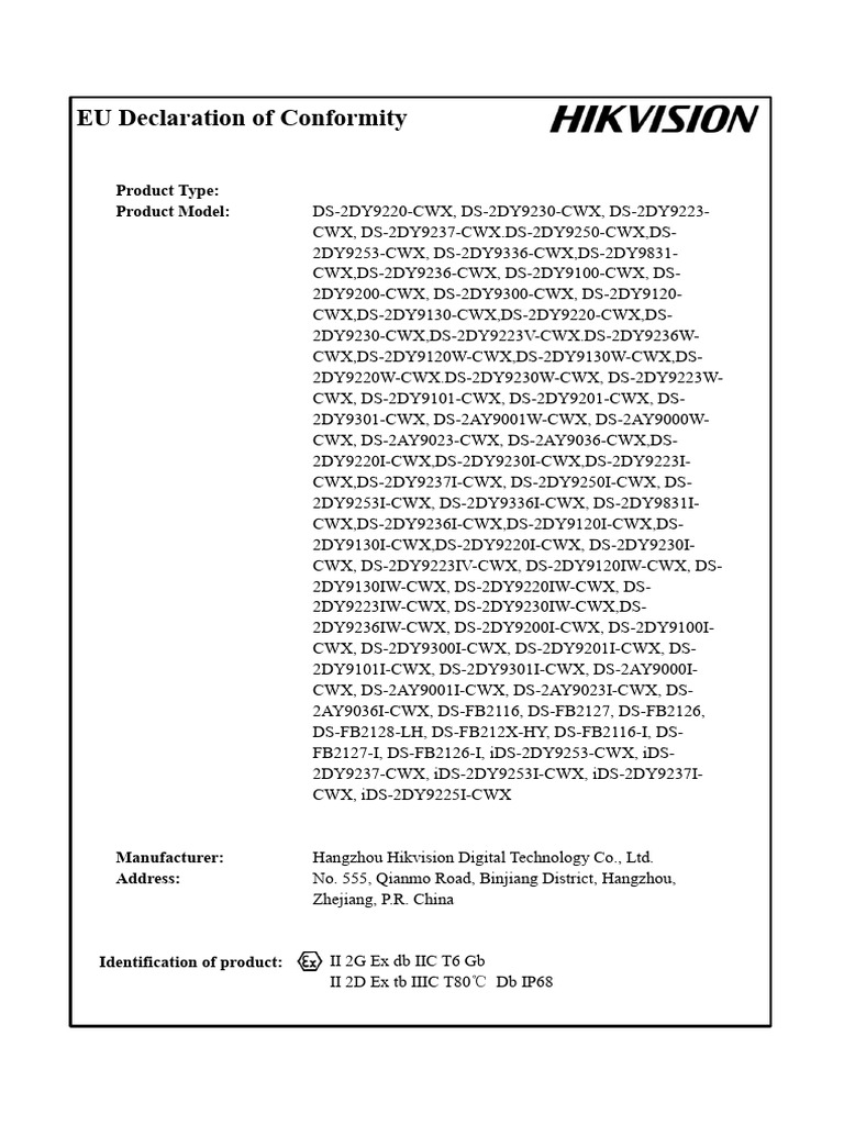DOC-EX DY9236 Explosion-Proof Positioning System | PDF | European Union | Regulation