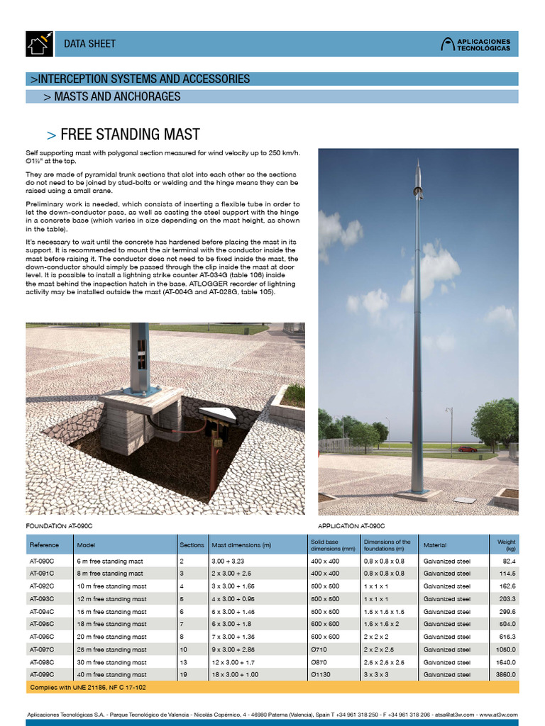 Free Standing Mast | PDF